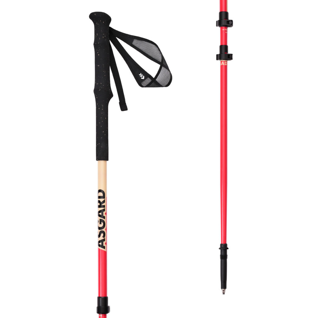 Asgard Hybrid Poles | Collapsible Trekking Poles for Alpine Adventures