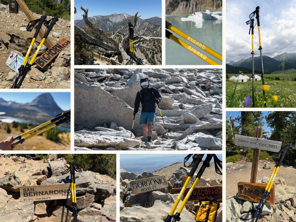 Asgard Hydrogen Poles 2.0 | Ultralight Hiking Poles